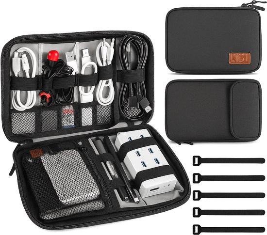 BOTC Travel Kabel Organizer Tas - Opbergtas voor Kabels en Accessoires ...