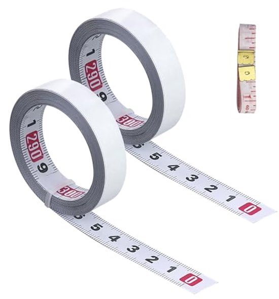 Zelfklevende meetlint set - 3m meetlint voor werkbanken en verticale ...