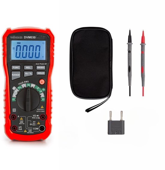 Velleman Digitale Multimeter - Datahold, MIN/MAX/REL-functie - DMM | bol