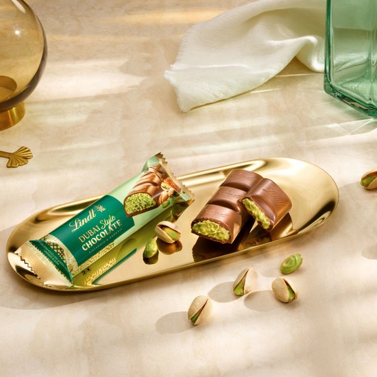 Lindt Dubai Style Chocolade Mini-Reep 40 gram - Melkchocolade, Kadayif ...