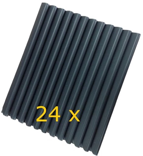 Premium Privacy Screen Privacy Strips voor Tuinhek - Antraciet (24 ...