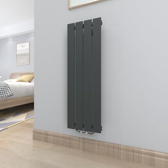 Plat Radiator 930 x 308 mm - Antraciet - Modern Paneelradiator voor ...