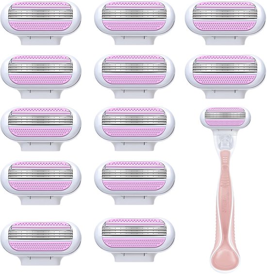 12 Pcs Dames Scheermesjes - Algemene Scheermesjes voor Vrouwen - 3 ...
