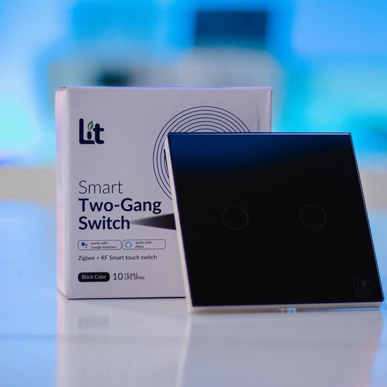 Lit - Smart Switch 2 gang | bol