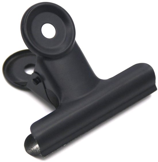 Binder Clips - 63 mm - 12 Stuks - Zwart Metaal - Groot Scharnierende ...