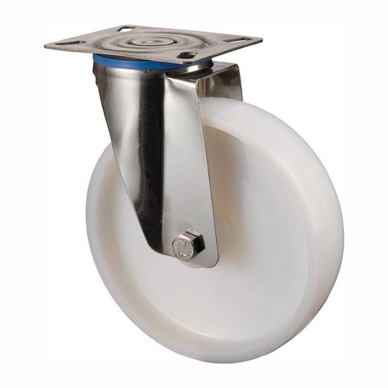 BS zwenkwiel met opschroefbare plaat Polyamide glijlager 125 mm 1... | bol
