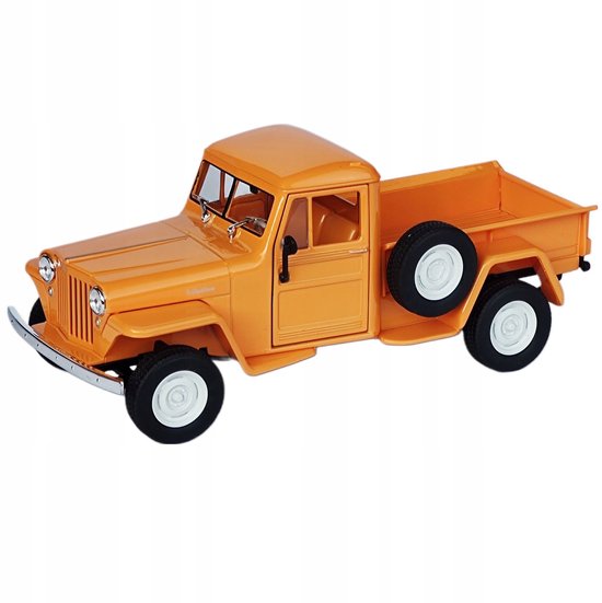 Welly Jeep Willys Pickup 1947 Modelauto 1:24 Oranje | bol
