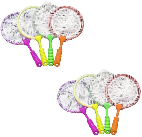 8 Piece Fishing Net Crab Net Butterfly Net Plastic Fishing Net Outdoor ...