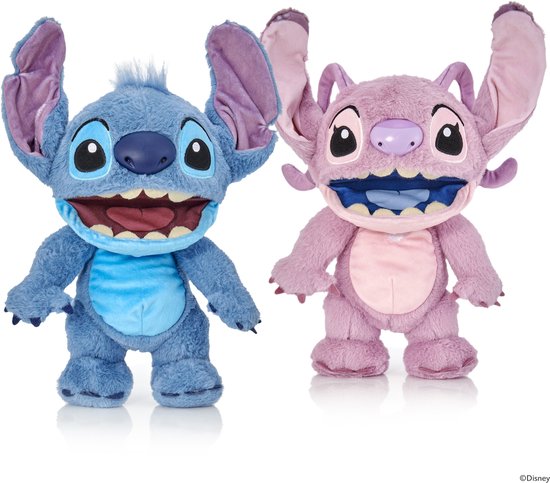 Disney Stitch & Angel Interactieve Knuffels – Chatty Deluxe Duo Pack ...