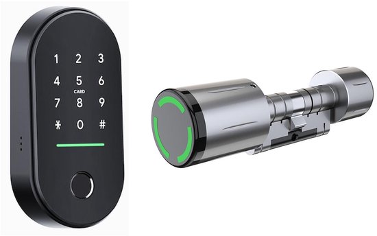 Smart Lock – Slim Deurslot – Met Vingerafdruk & Code | App Bediening ...
