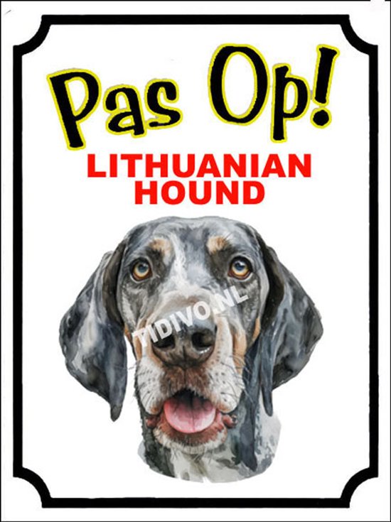 Lithuanian Hound 16 - Met 4 Gaatjes + 4 Pluggen + 4 RVS Schroeven | bol