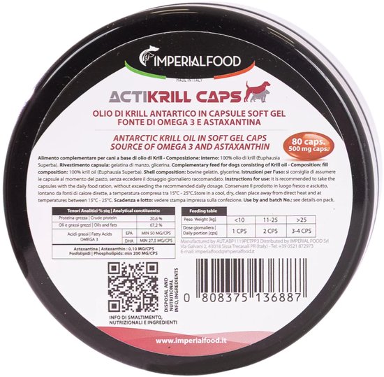 Imperial ActiKrill Oil in soft gel caps– Omega-3 concentraat | bol