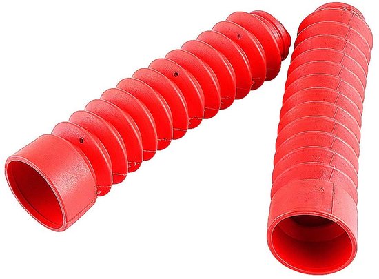 Motorcycle Front Fork Cover 2 pieces 205x42mm Rubber Shock Protect ...