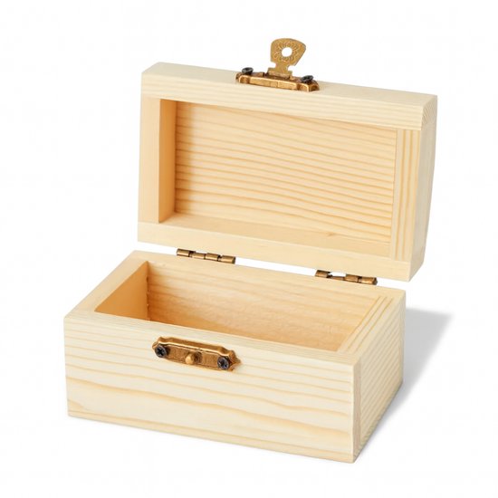 DiyHout® Houten Kistjes - 6 Stuks - Om Te Knutselen - Voor Versieren ...