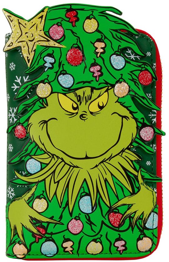 Loungefly Dr. Seuss by Loungefly Wallet Grinch Holiday Wallets | bol