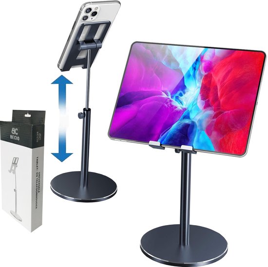 BECIO Tablet Houder en Telefoon Houder – Universele Tablethouder ...