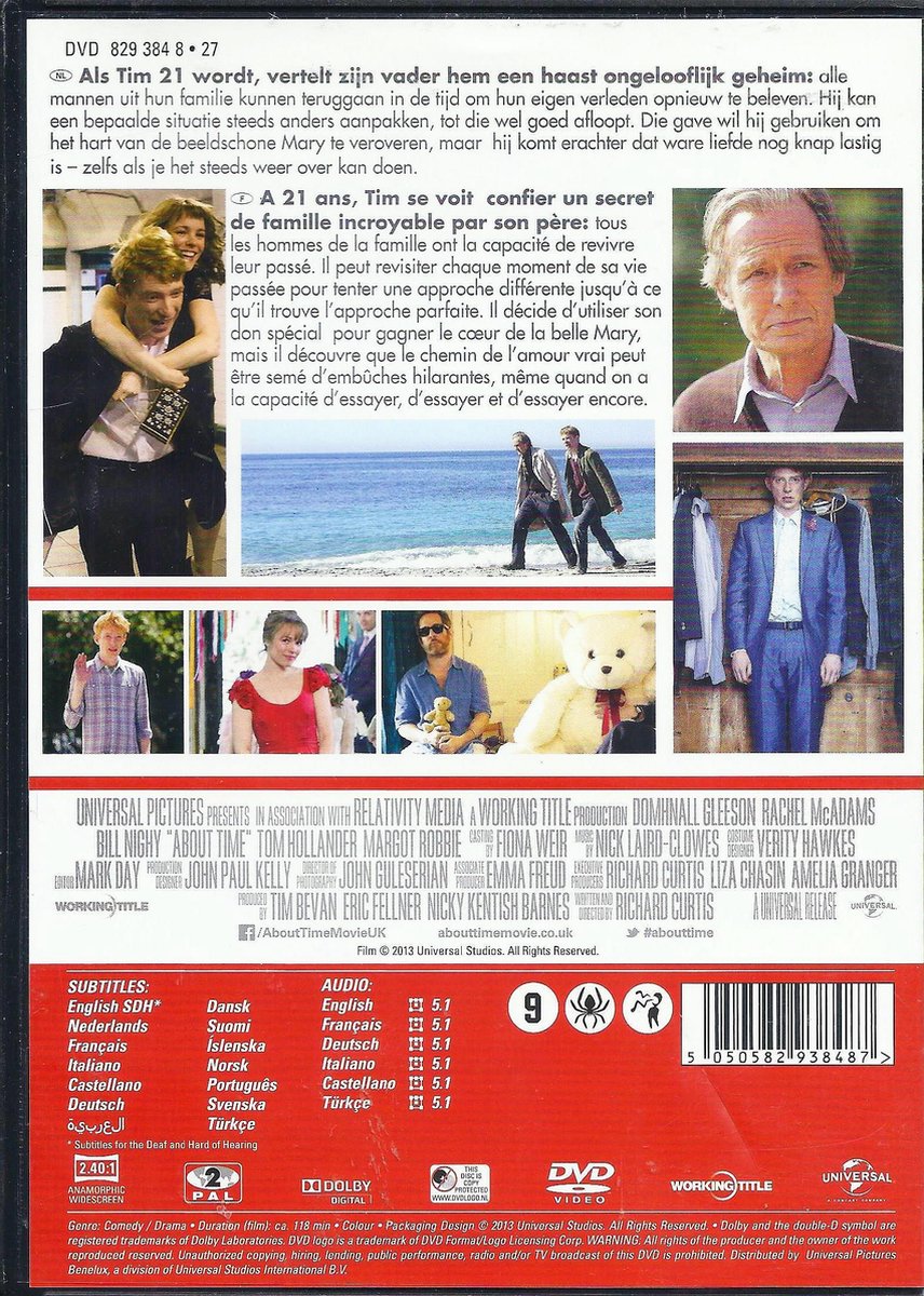 About Time (Dvd), Domhnall Gleeson | Dvd's | bol.com