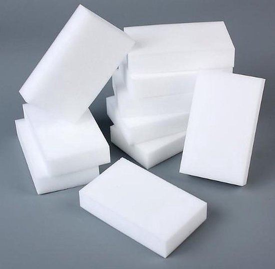 100 Stuks Wondersponzen - Magic Sponges - Schoonmaakspons - Melamine ... 100 Stuks Wondersponzen - Magic Sponges - Schoonmaakspons - Melamine ...