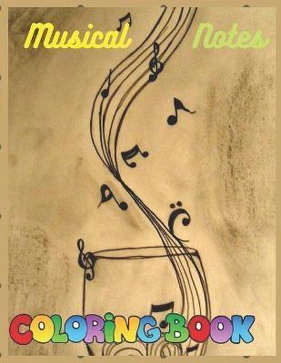 Musical Notes Coloring Book, Creative Papers | 9798656161589 | Boeken ...