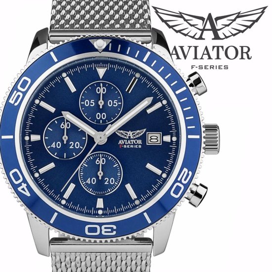 Stalen horloge mannen heren met stalen armband AVW2070G302 | bol.com