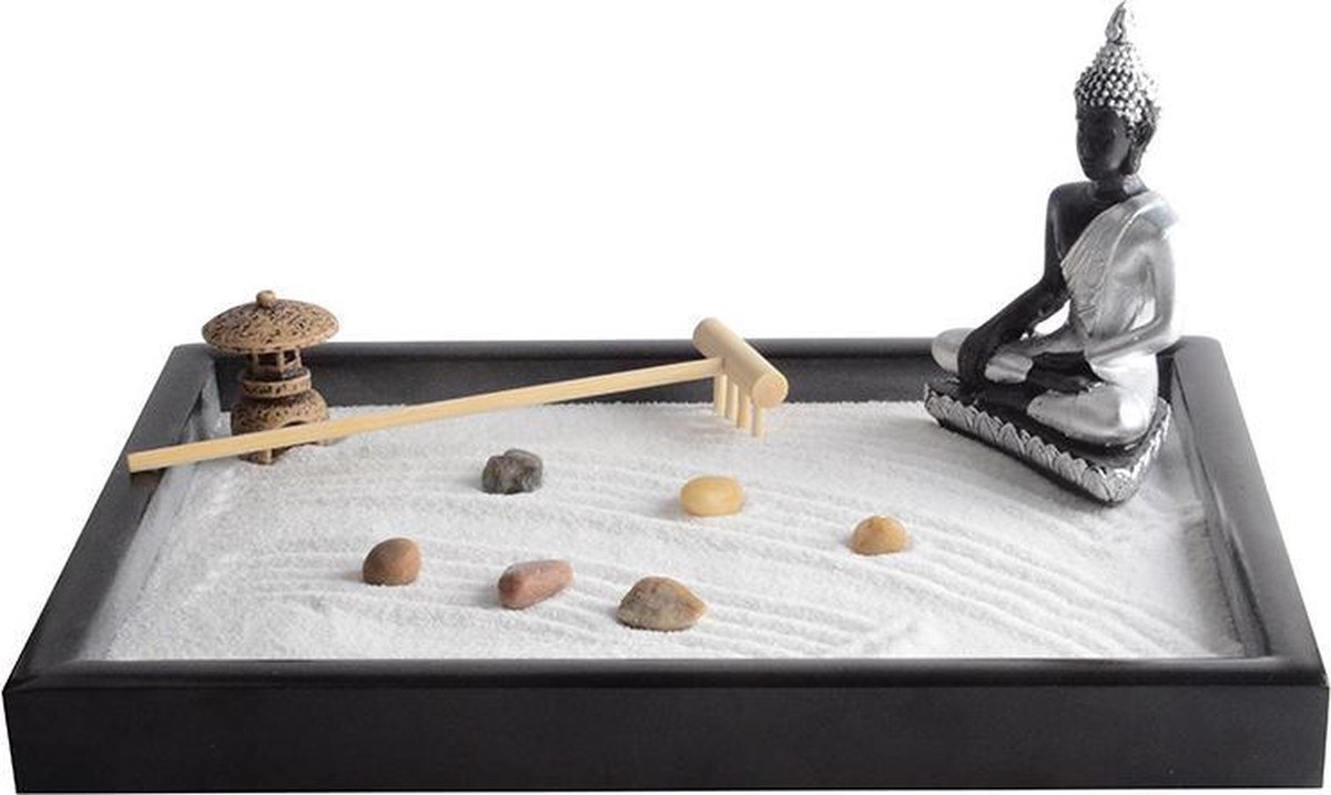 Mini Zentuin - Japans Zentuintje - Zen Garden - Buddha - Wierookbrander ...