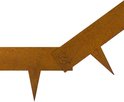 Multi-Edge kantopsluiting Cortenstaal 100x17,5 cm - 5 stuks | bol