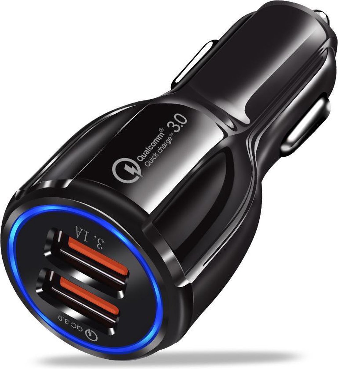 Universele USB autolader - 3.0 Quick Charge - 2 poorts ...