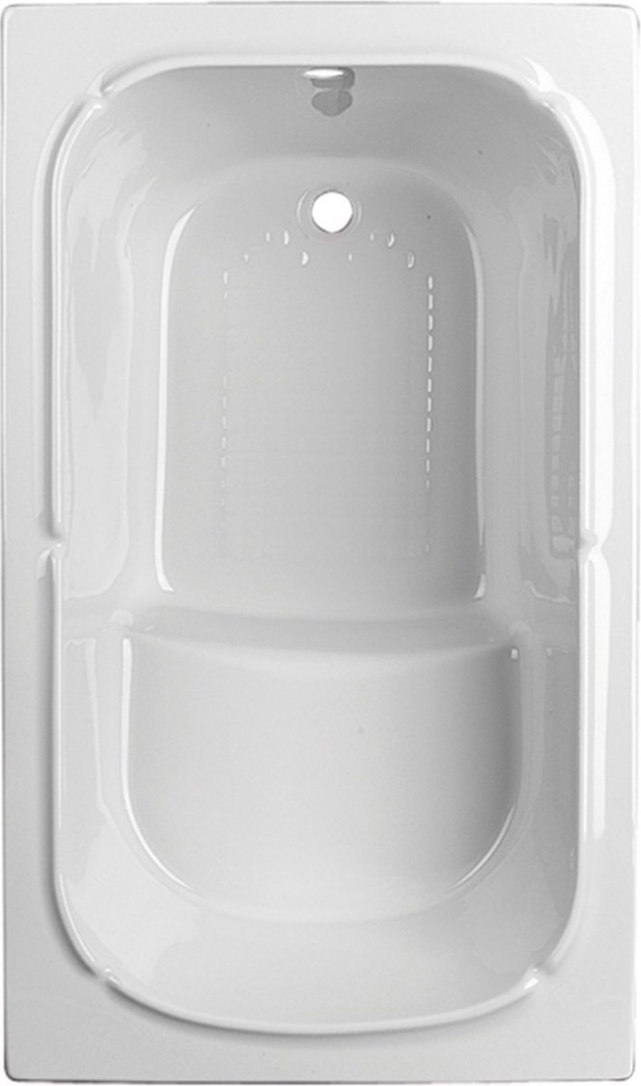 VM GO Bari Zitbad 120x70cm Acryl 21-42cm Diep Inclusief Potenstel | bol.com