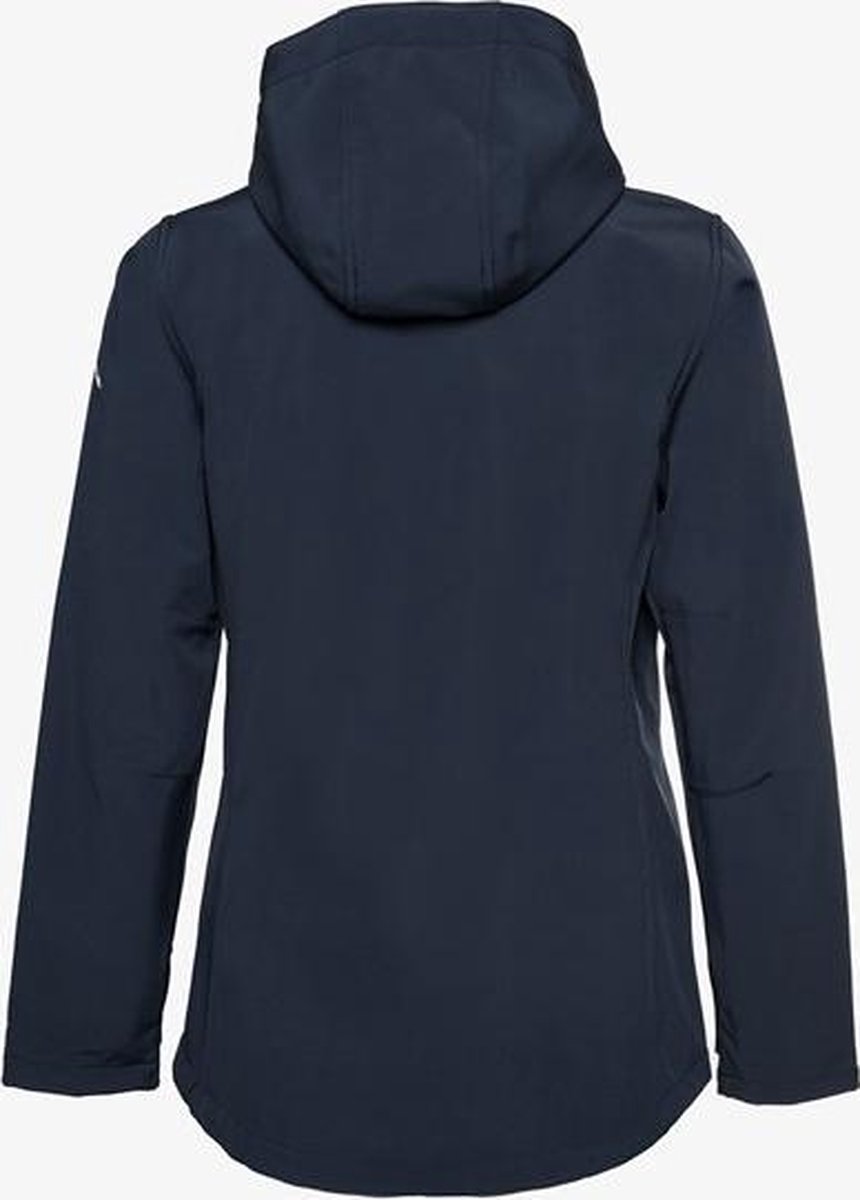 bol.com | Mountain Peak dames outdoor softshell jas - Blauw - Maat XL - Winddicht - Ademend...