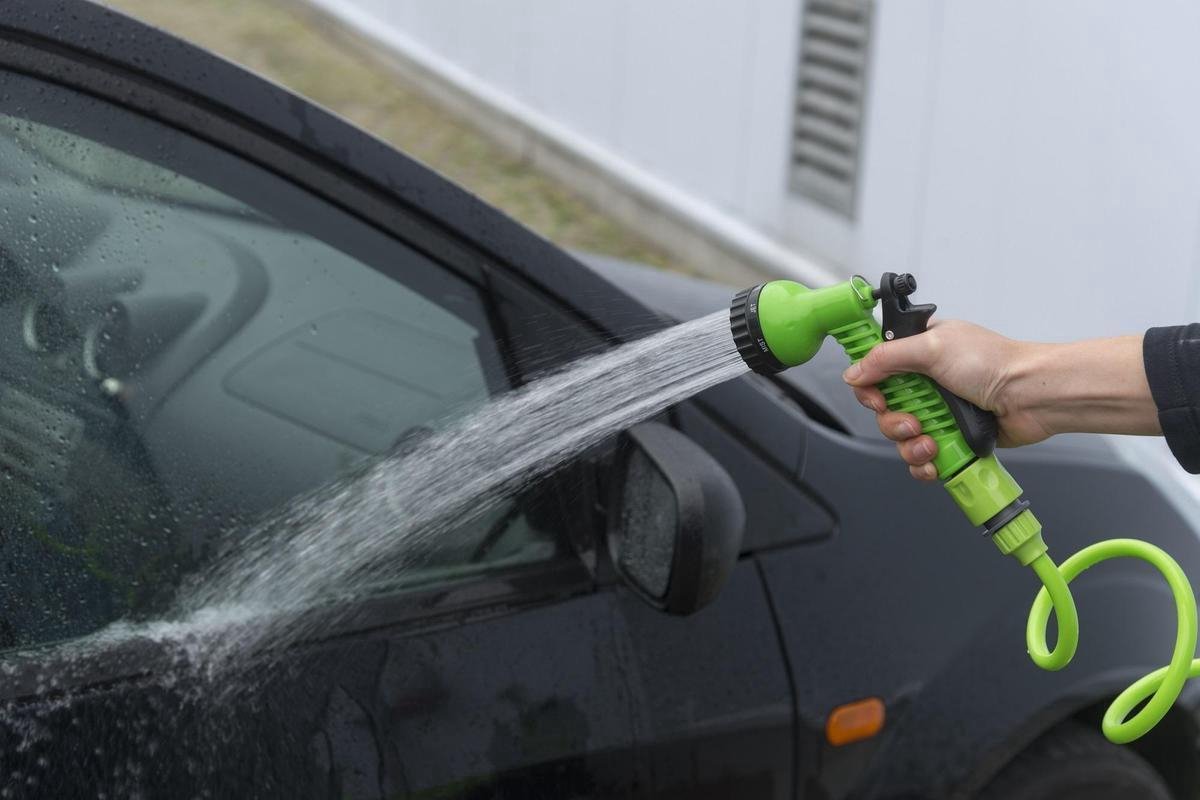 Waterslang - Sproeikop - Groen / Spiraal Tuinslang Patent 15 m ...