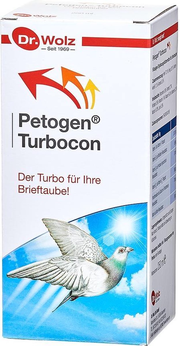 Dr. Wolz Petogen Turbocon - Super Duiven voer supplement, Veel gebruikt ...