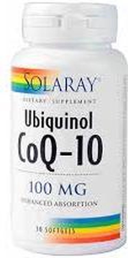 Solaray Coq10 Ubiquinol 100 Mg 30 Perlas | bol.com