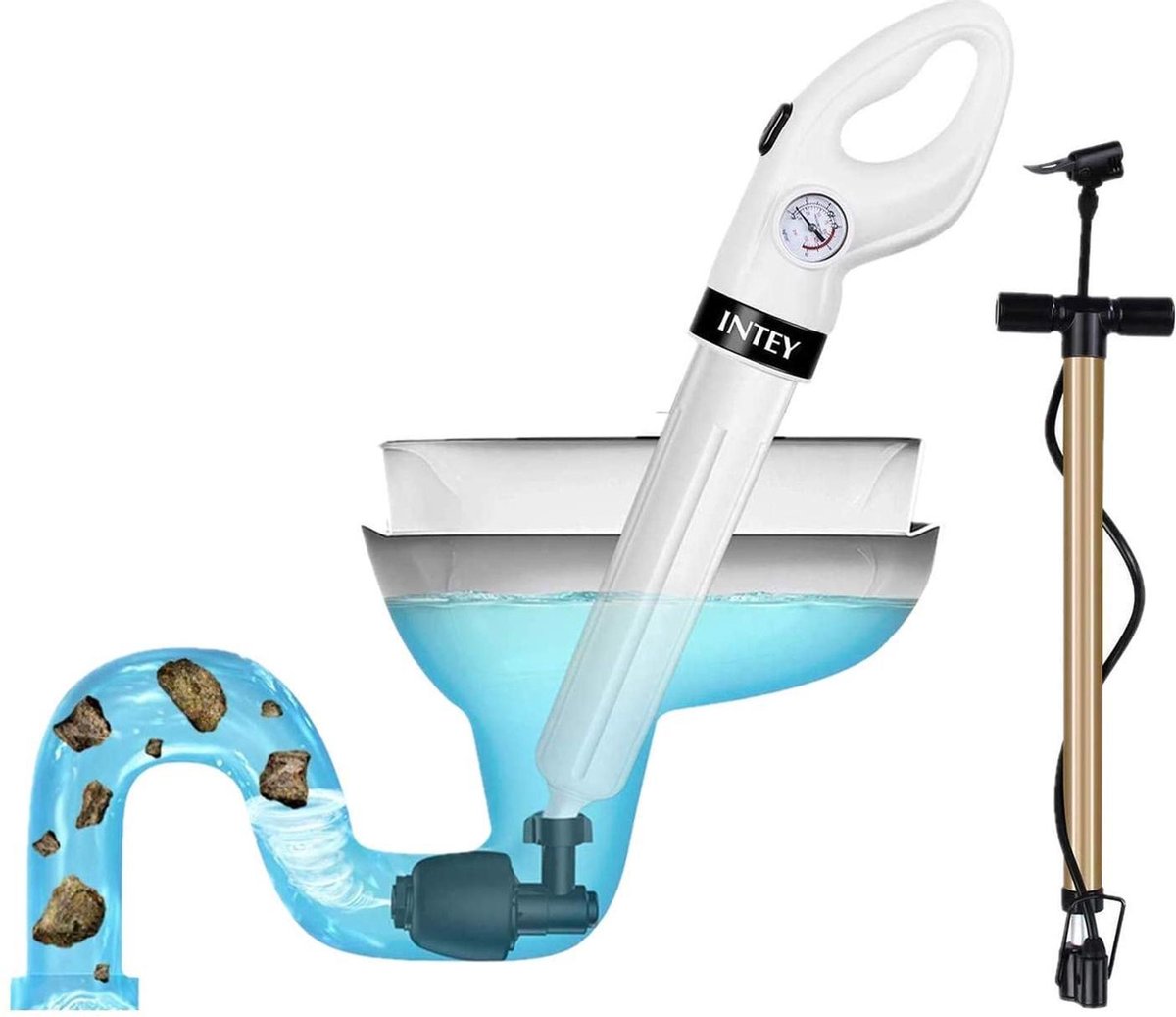 Buxibo Afvoer Ontstopper - Gootsteenontstopper - Ontstoppingsveer ...