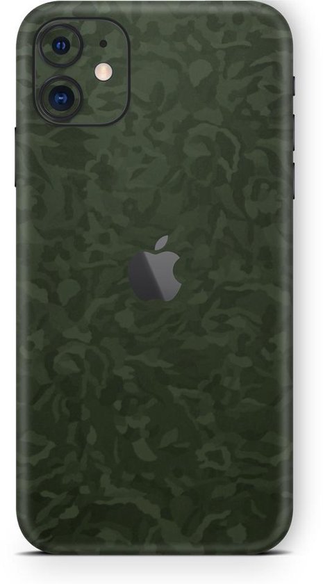 iPhone 11 Skin Camouflage Groen - 3M Sticker | bol