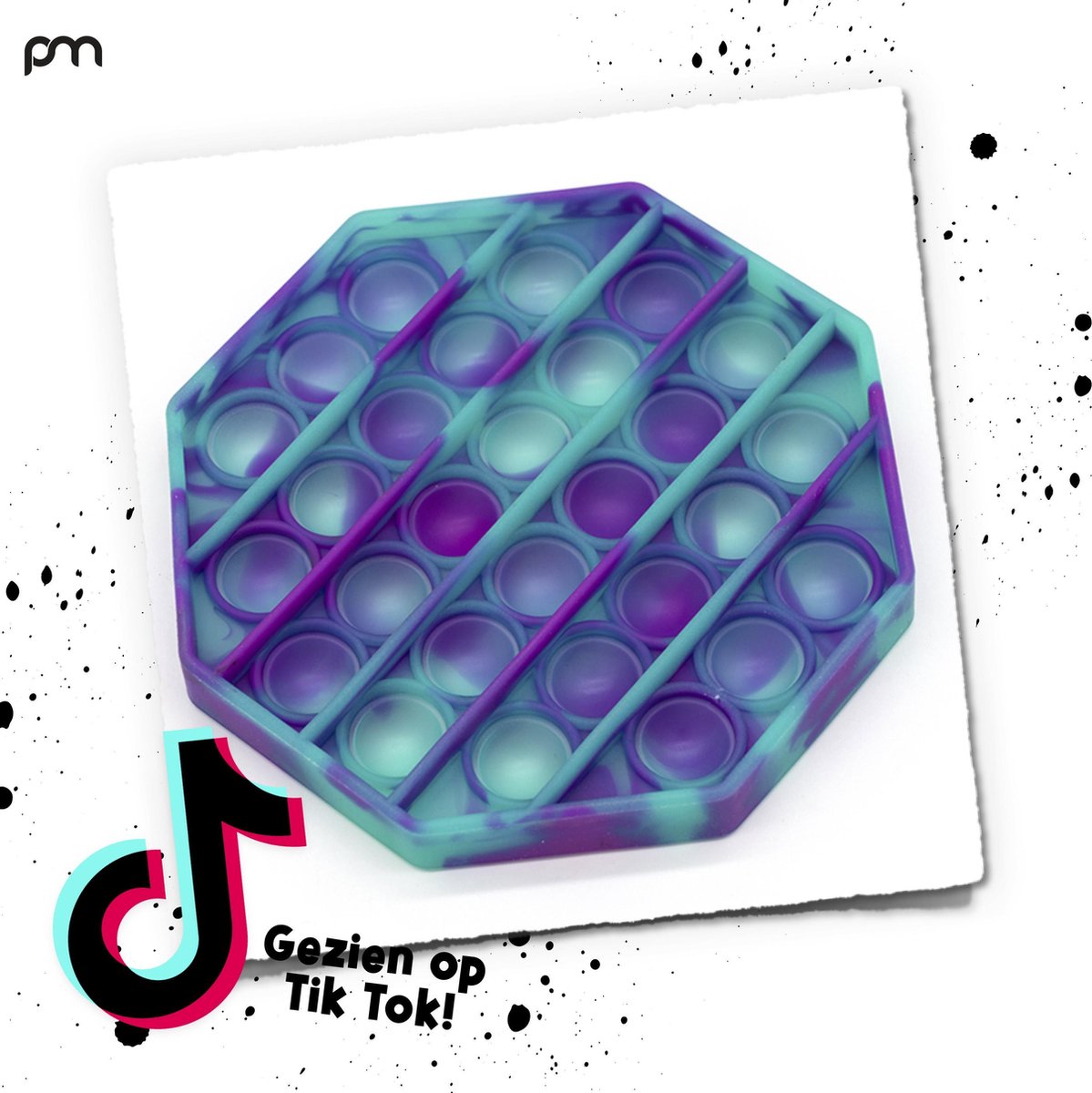 Pop it glow in the dark - Pop it - Pop its - Fidget pop it - multicolor ...