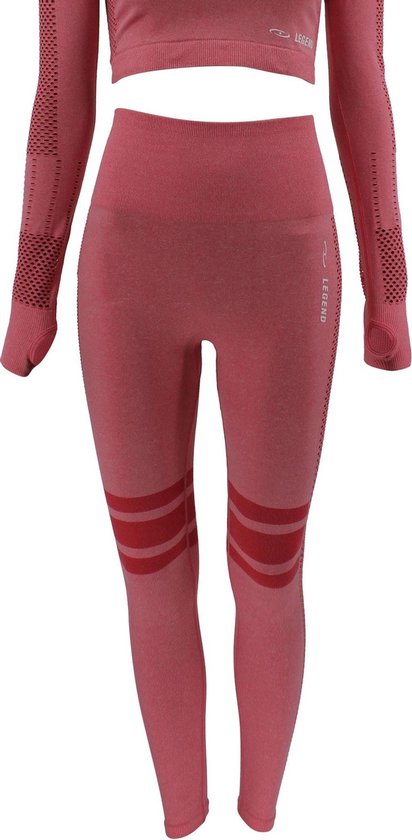 Legend Sport Legging Rood Maat: M | bol