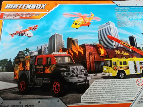 Matchbox MISSION FORCE FIRE CREW | bol
