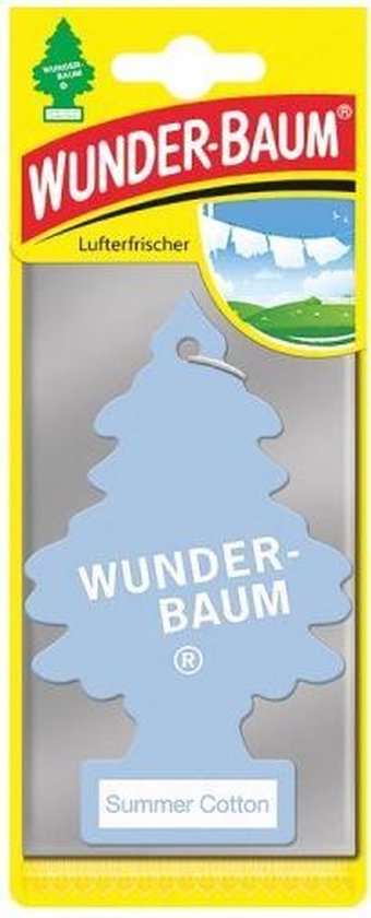 Wonderboom Summer Cotton - Luchtverfrisser - Voor in de auto ...