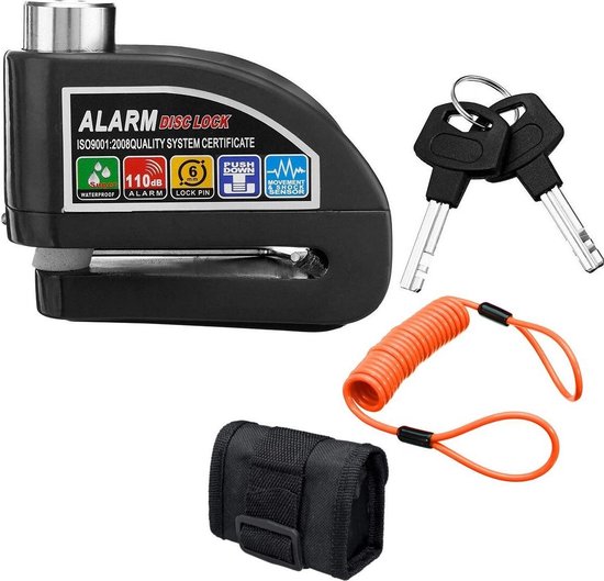 Schijfremslot - Motor - Scooter - Padlock - Motorslot - Remschijfslot ...