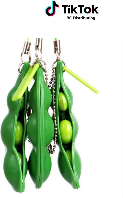 Popit Bean - Fidget Bean Popper - Boon - groen | bol.com