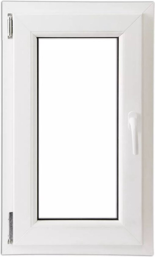 vidaXL PVC raam met driedubbele beglazing en handvat rechts 600 x 1000 ...