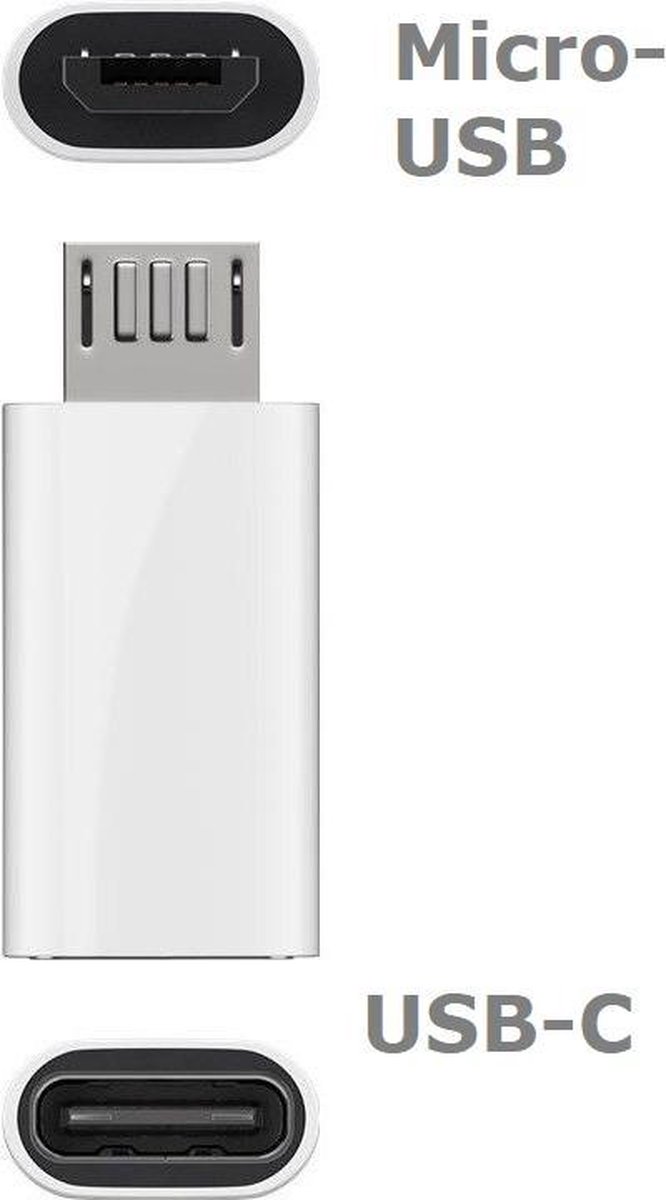Micro-USB naar USB-C Adapter | Micro naar USB C | USB C naar Micro ...