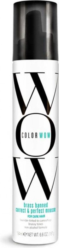 Color Wow Brass Banned Correct & Perfect Mousse For Dark Hair | bol