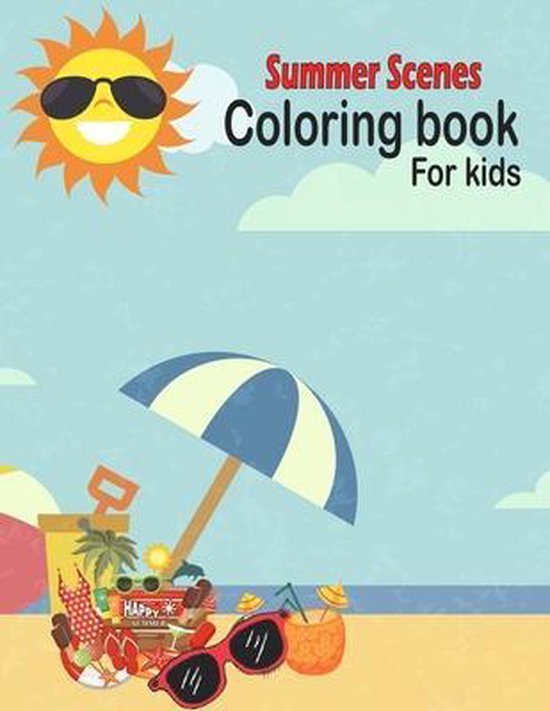 Summer Scenes Coloring book for kids, Blue Sky Publishing ...