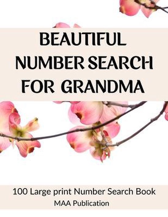 Beautiful Number Search For Grandma, Maa Publication | 9798725519266 ...