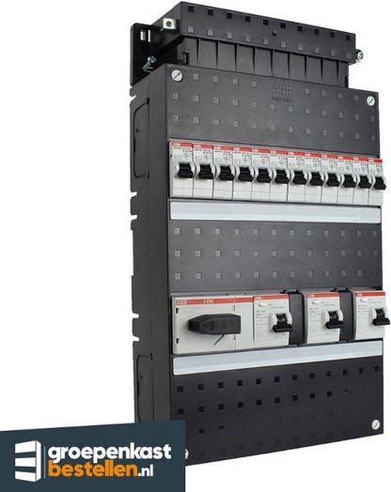 ABB groepenkast 3 fase met 12 groepen en afmetingen 330x220 mm | bol