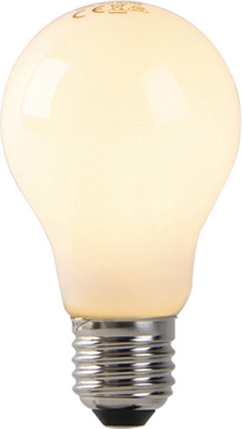 LUEDD Set van 5 E27 LED flame filament lampen opaal glas 3W 250 lm ...