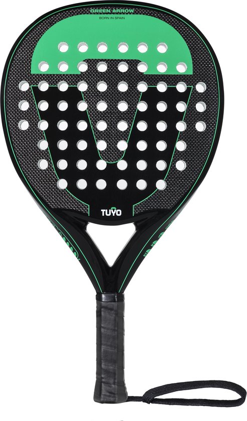 Padel racket - TUYO - Green Arrow - beginners - druppel vorm | bol