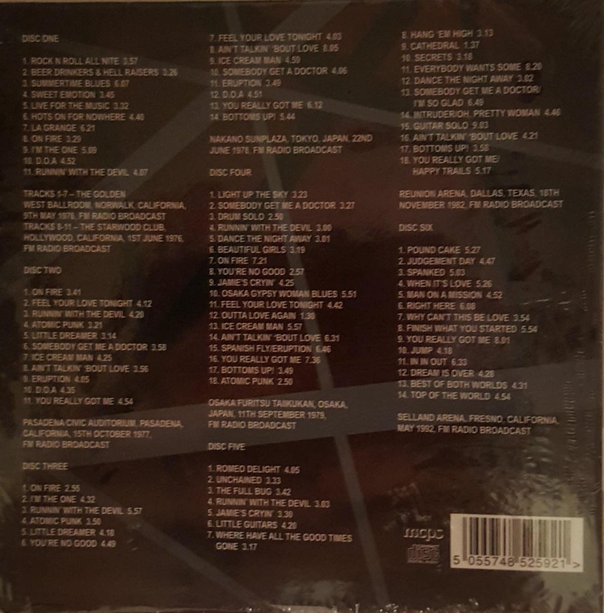 Eruption Live, Van Halen | CD (album) | Muziek | bol