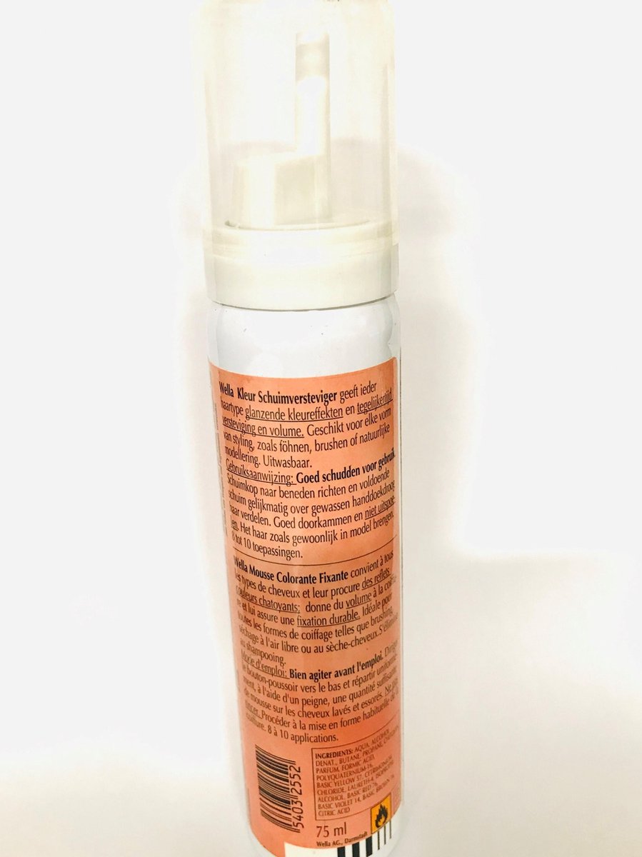 Wella Color Setting Mousse - Kleur en Versteviging - Mahonie - 6 x ...